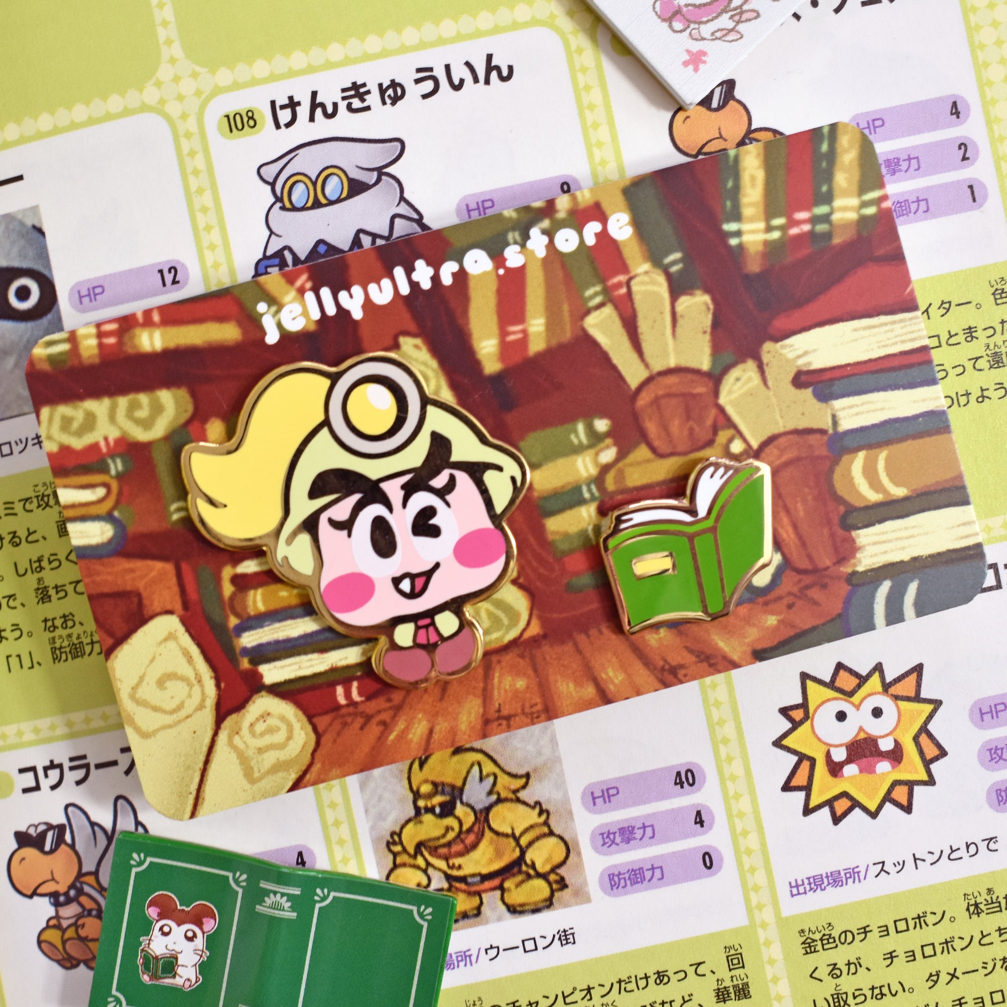 Goombella and Tattle Log Enamel Pin Set – Jelly Ultra