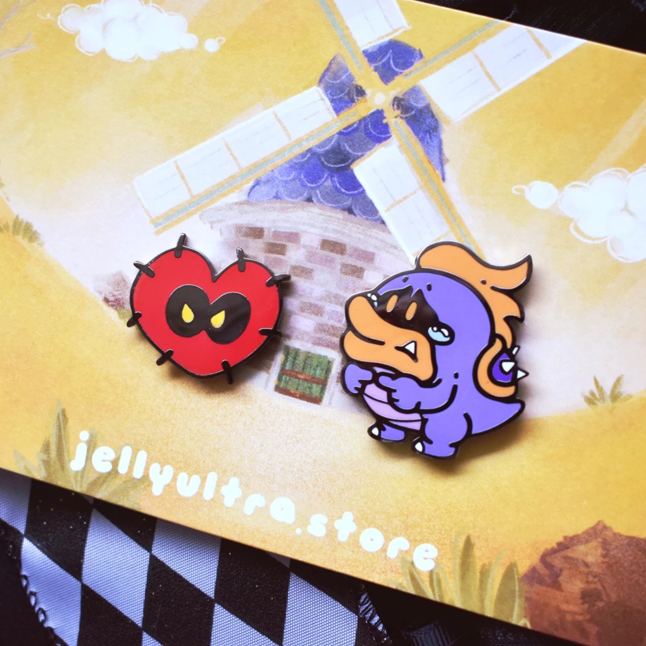 Tubba Blubba and his Heart Enamel Pin Set – Jelly Ultra